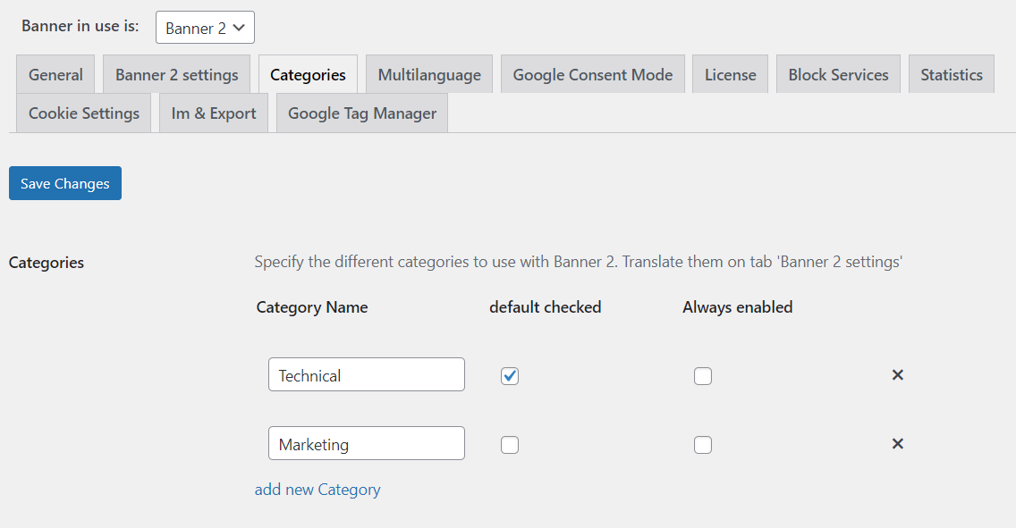 Google Consent Mode v2 for WordPress - implementation example